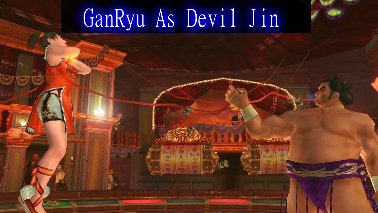 Ganryu With Devil Jin MOves Gameplay Tekken 6 (Requested) - YouTube