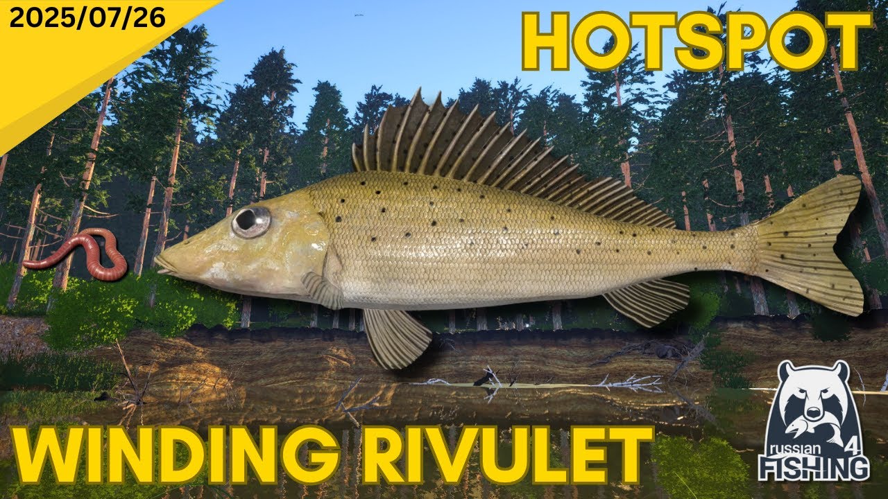 Donets Ruffe hotspot - Winding Rivulet - Russian Fishing 4 - YouTube