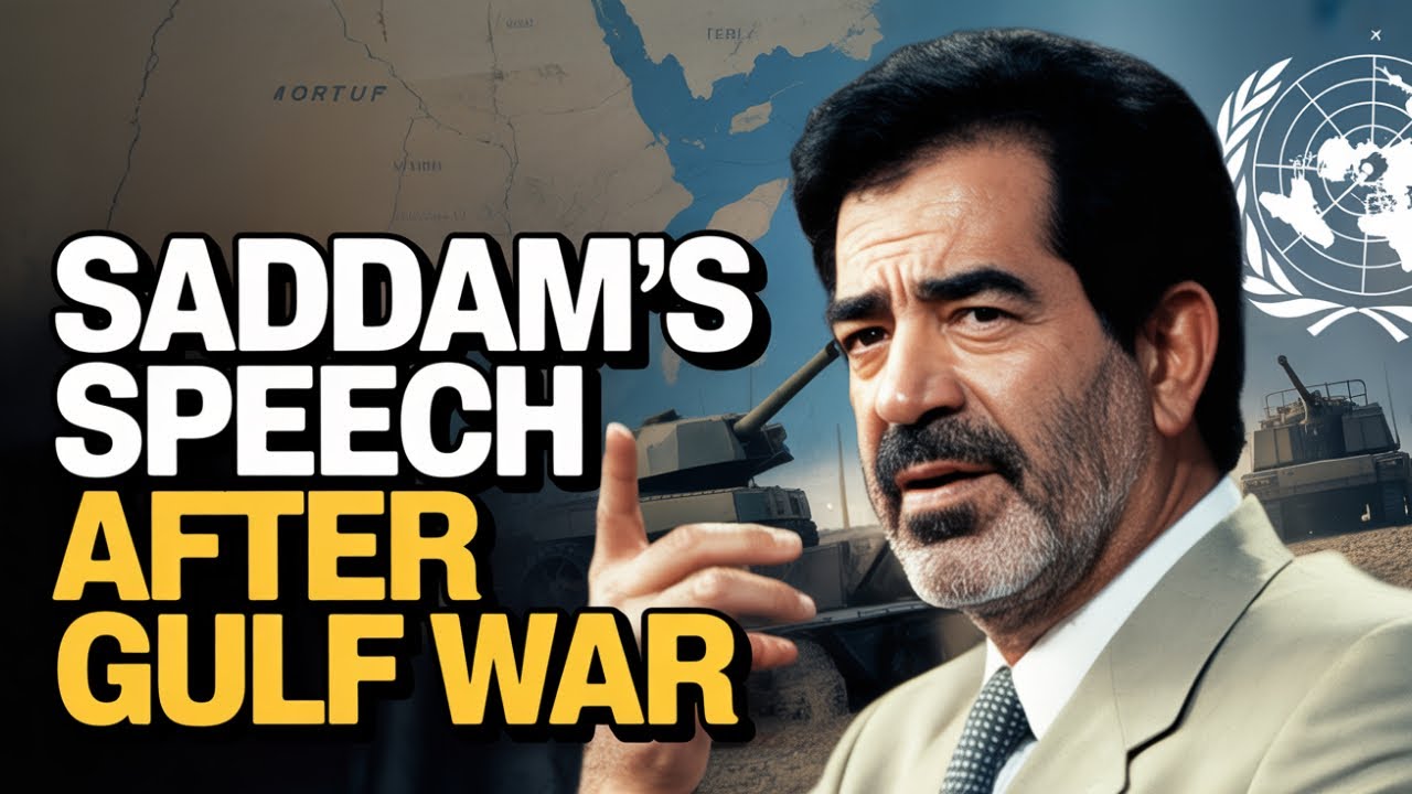 Saddam Hussein’s Speech After the Gulf War - Historical Context - YouTube