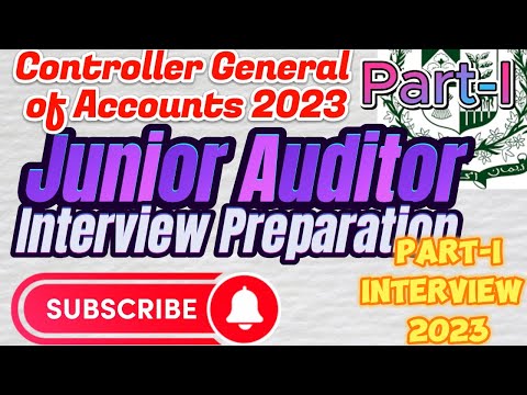 Junior Auditor 2023 Interview Preparation | CGA | Controller General of ...