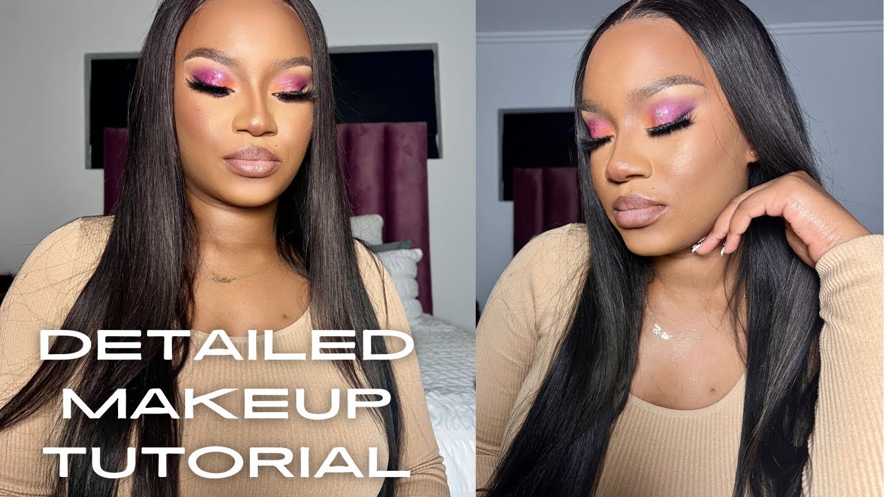 DETAILED FACE MAKEUP TUTORIAL| ANGOLAN\SOUTH AFRICAN YOUTUBER - YouTube