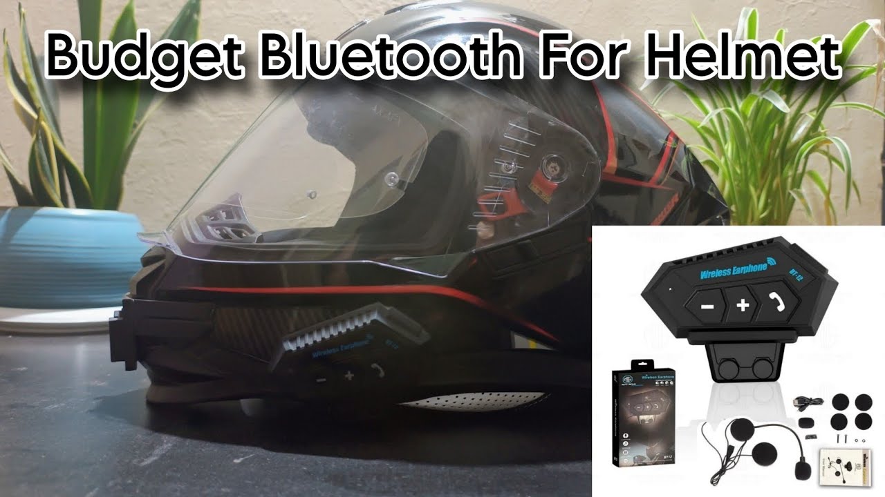 BT12 Wireless Bluetooth Setup On Steelbird SBH-57 Helmet| Wireless BT12 ...