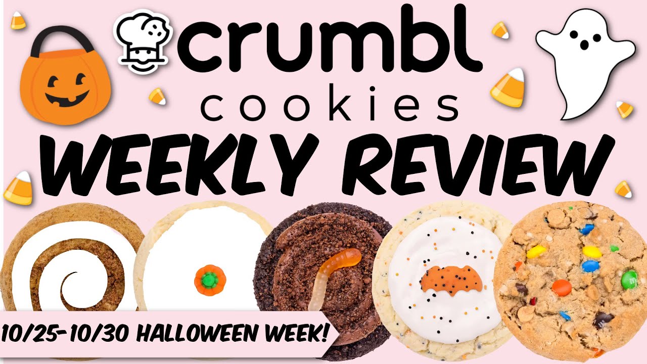 Crumbl Cookies 10/25-10/30 Halloween Week Review! - YouTube