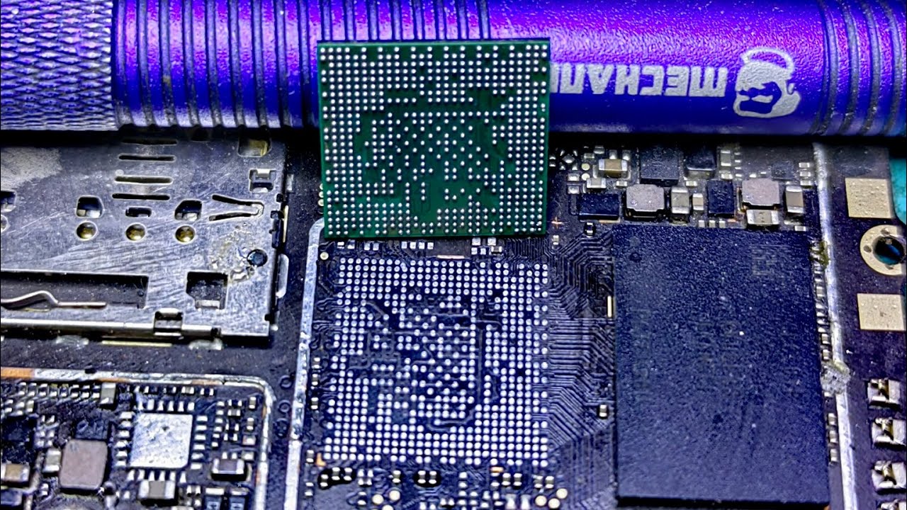 Redmi Black pasted CPU reballing, install full process part-2 complete ...