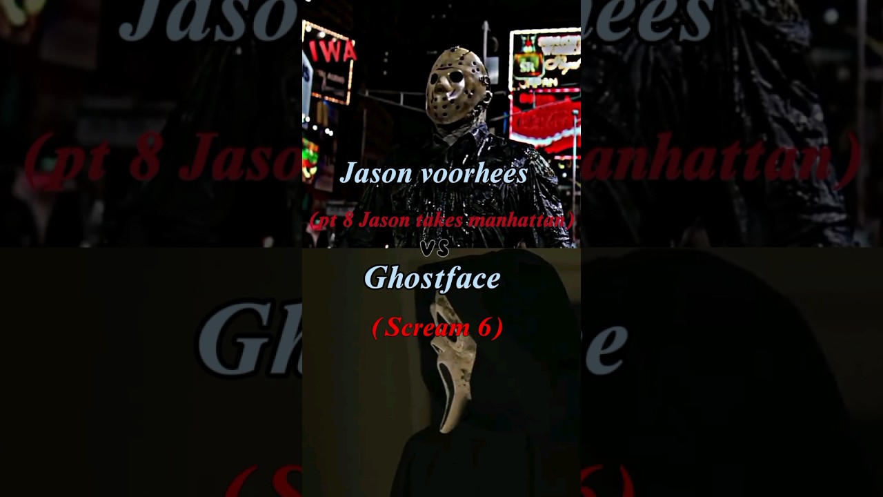 Pt 8 Jason vs Ghostface scream 6 #jason #voorhees #ghostface #scream6 - YouTube