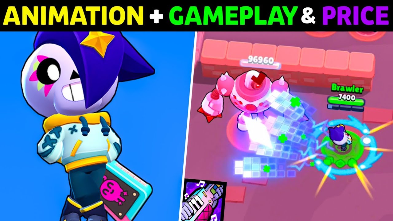 BRAWL STARS QUIT PLAYING POCO GAMEPLAY, ANIMATION, COST, PIN & PLAYER ...