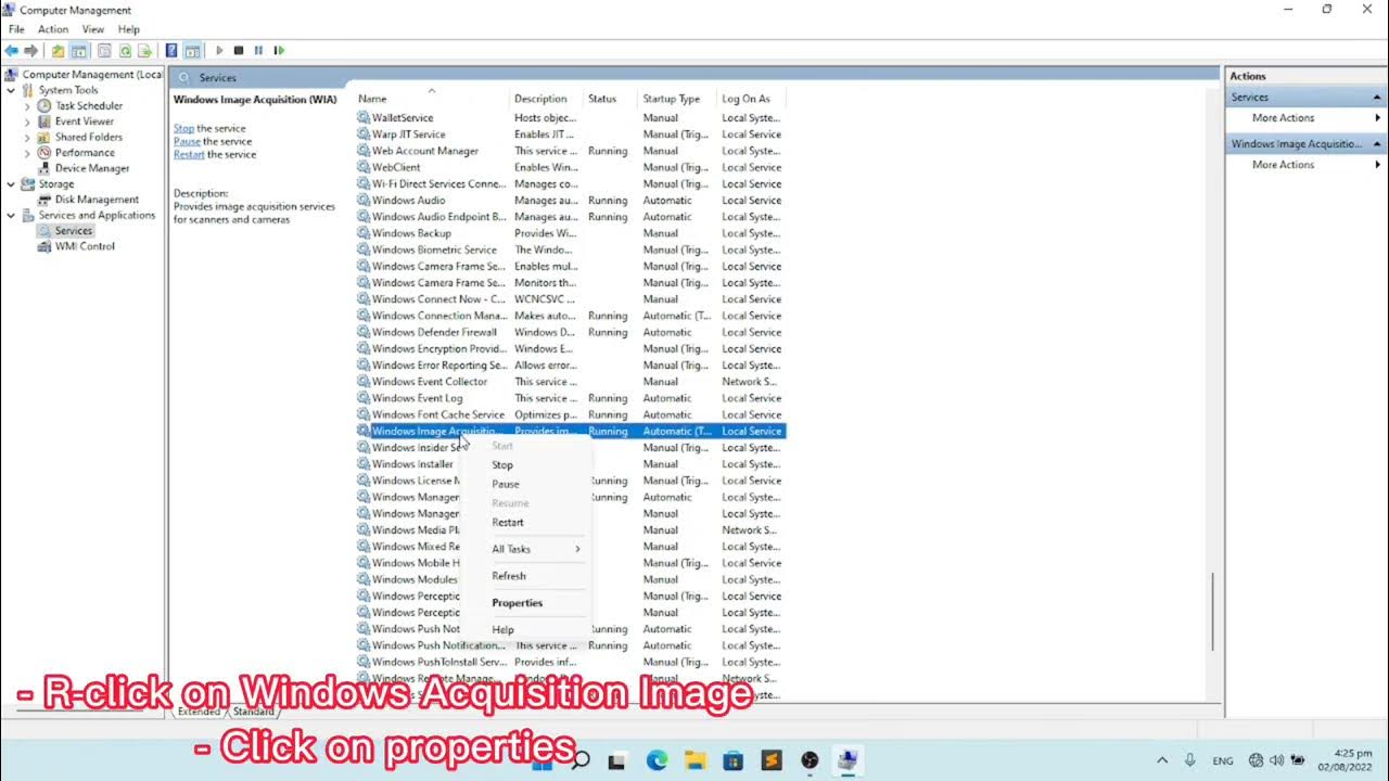 WIA driver for scanner fix. - YouTube