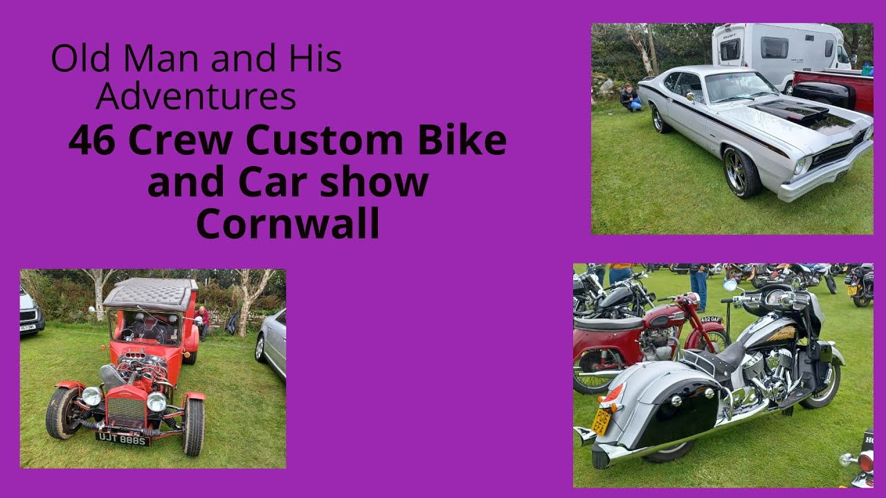 46 Crew Custom Bike and Car Show Cornwall - YouTube