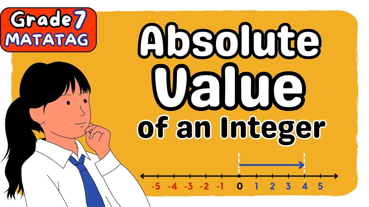 ABSOLUTE VALUE OF INTEGER (3rd) THIRD QUARTER GRADE 7 MATATAG TAGALOG MATH TUTORIAL - YouTube
