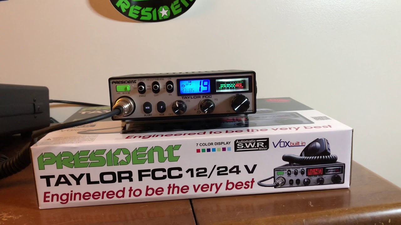 Upcoming review on the President Taylor CB Radio. - YouTube
