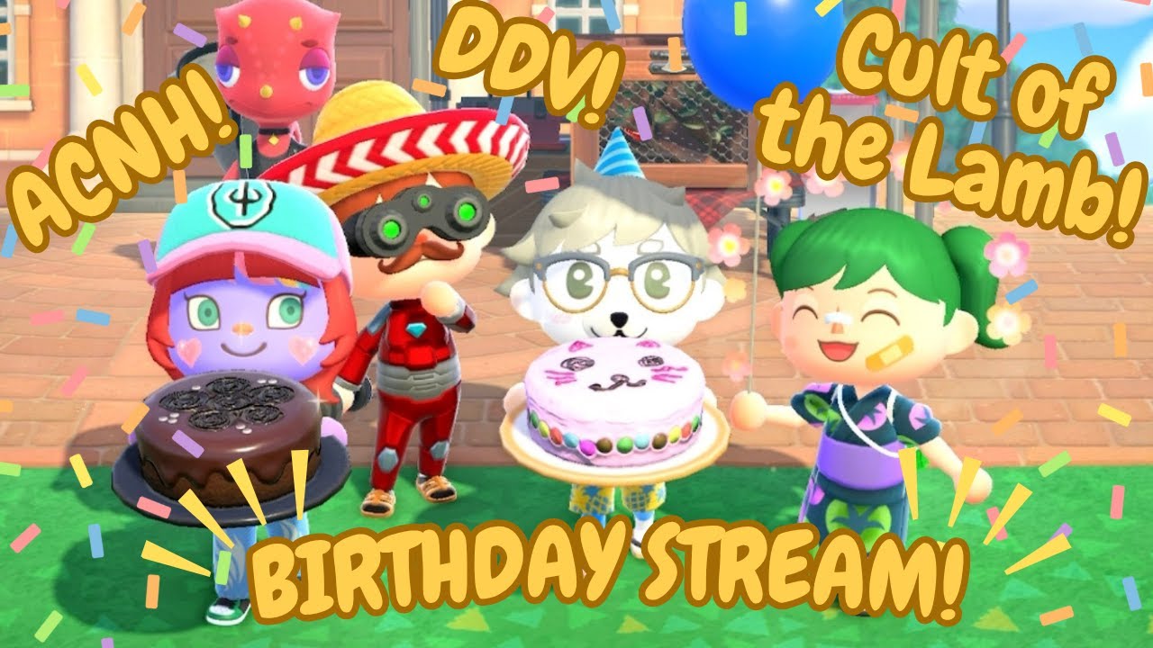 Bday Stream! Playing Disney Dreamlight Valley, Animal Crossing and Cult ...