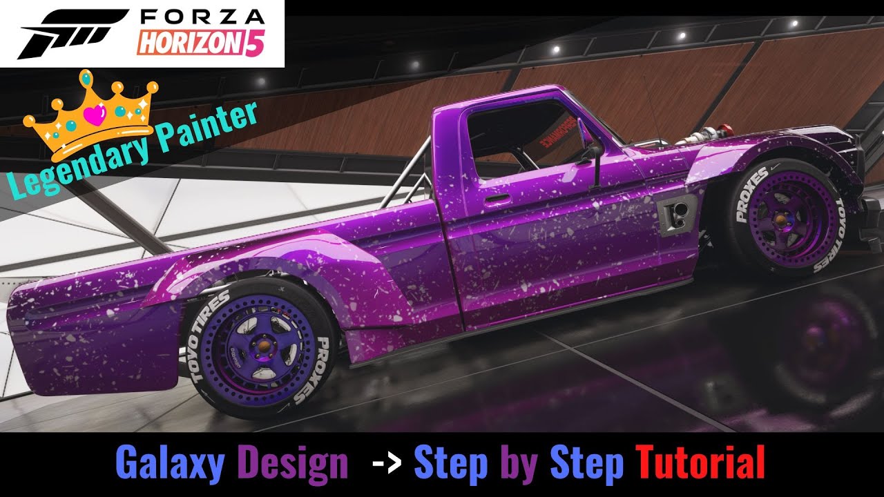 Galaxy Design Tutorial - Forza Horizon 5 - YouTube