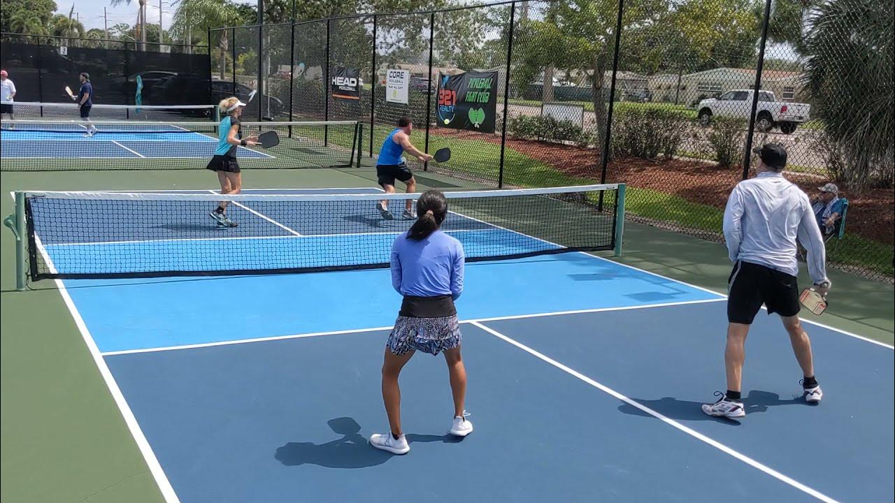 Intense Pickleball Mixed Doubles Match At Summer Smackdown Tournament Youtube