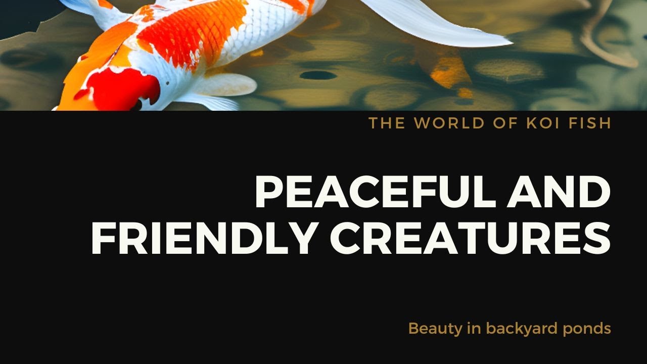 The Beautiful and Peaceful World of Koi Fish: Origins, Characteristics ...