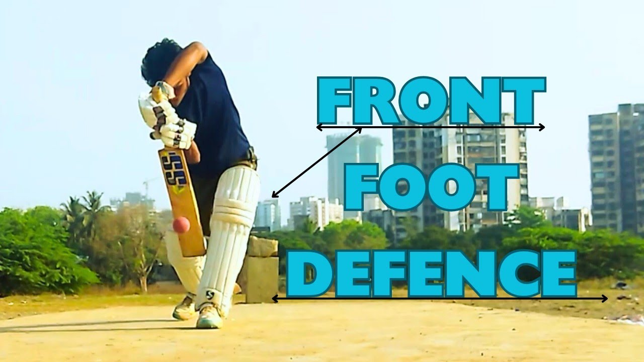 Front Foot Defence Practice🏏 - YouTube