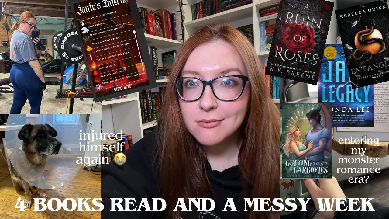 i failed this readathon but still read 4 books | weekly reading vlog ...