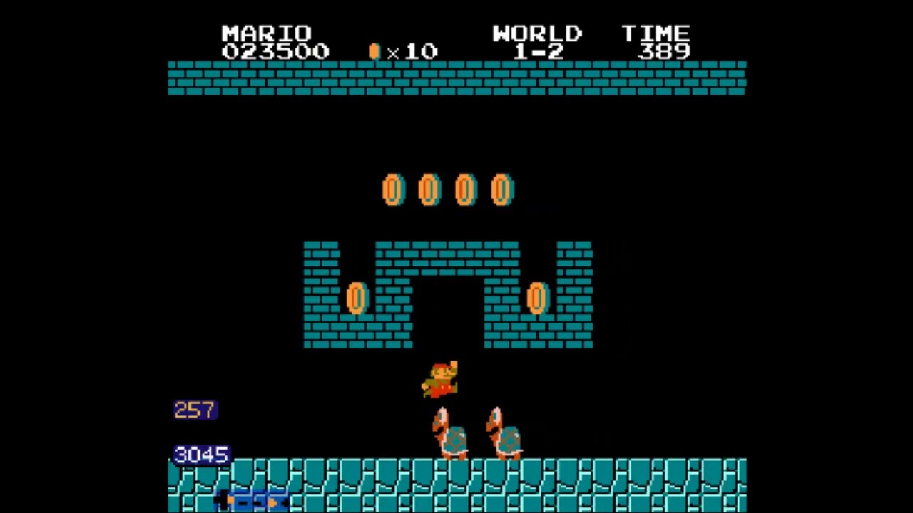 SMB1 TAS, 1-2 Bottom Bricks Clip - YouTube