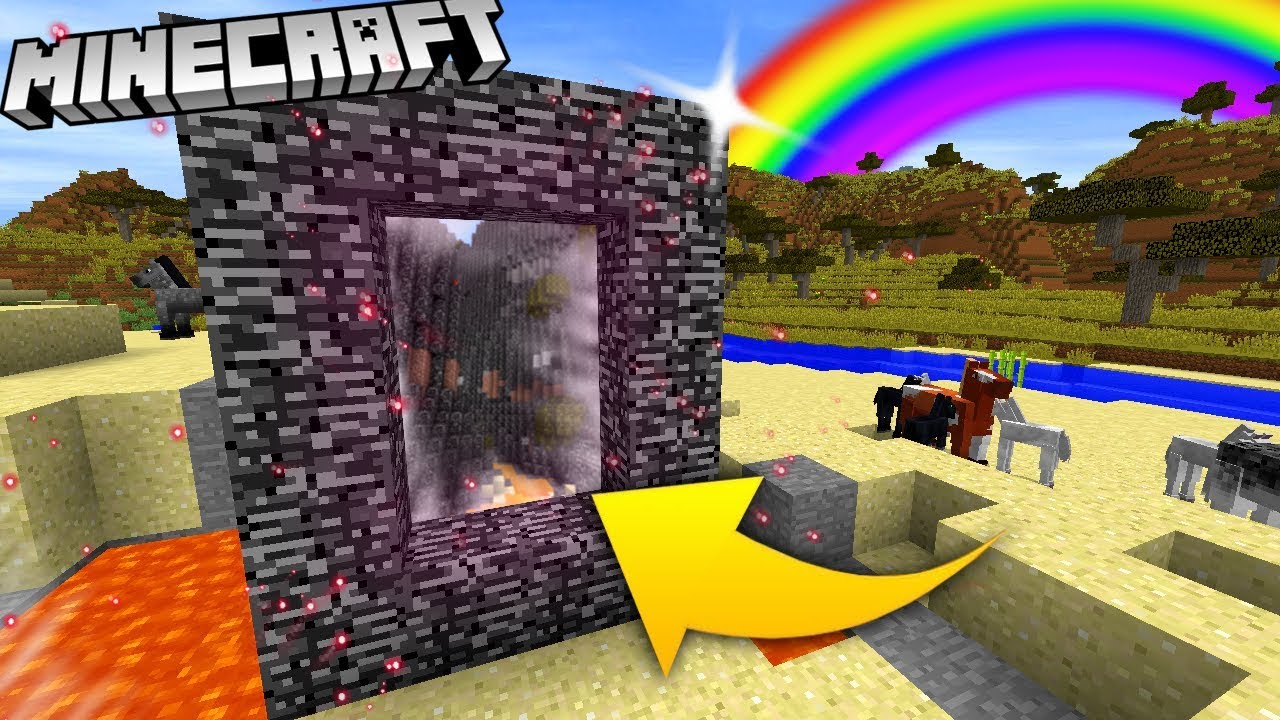 JAK TRAFIĆ DO BEDROCK ŚWIATA | NOWY PORTAL W MINECRAFT ! feat. Graf ...