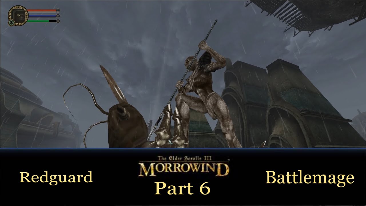 Morrowind Part - 6 {Redguard BattleMage} {Exploring Vivec, Mages Guild ...
