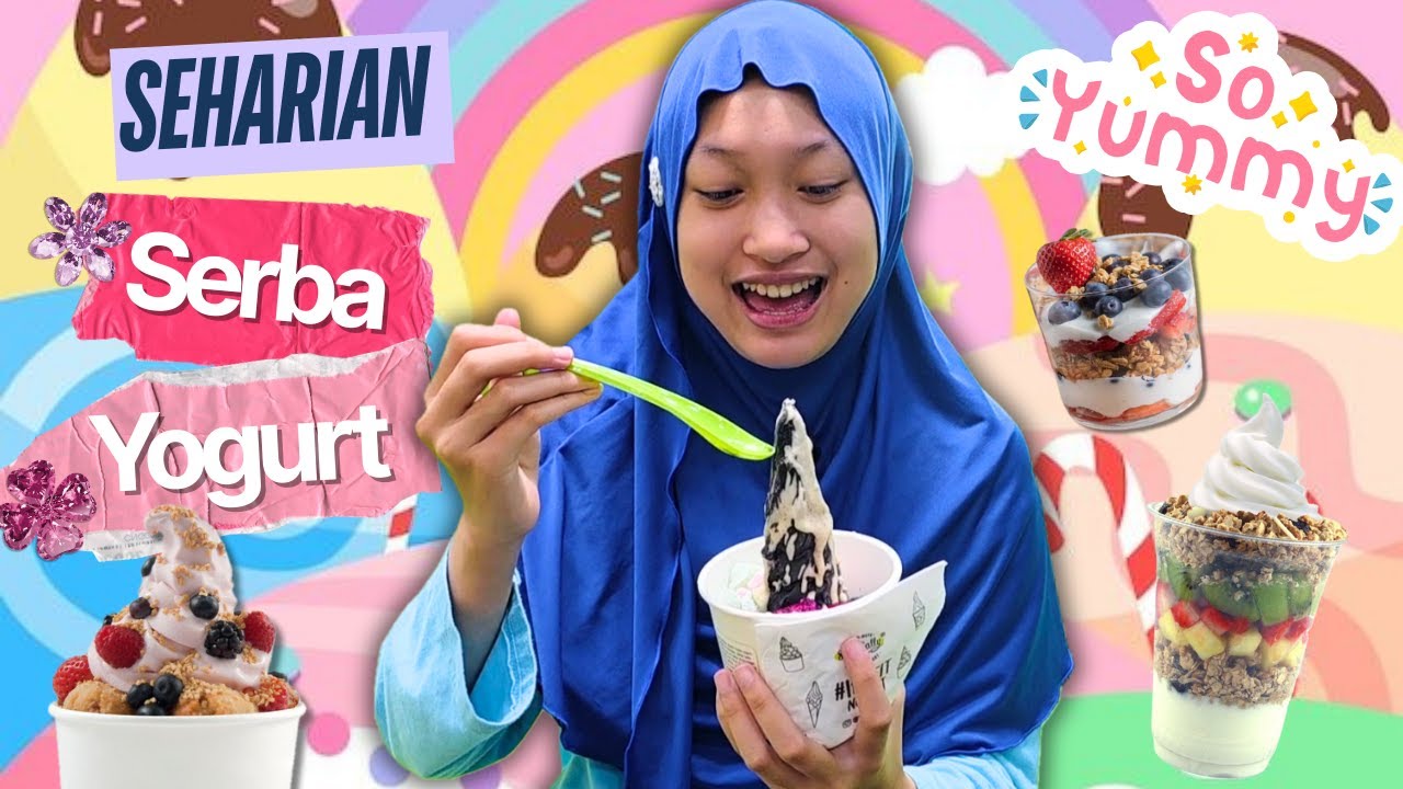Seharian Aqilla Makan Yogurt di Mall - Challenge 24 Jam 😊 Aqilla's ...