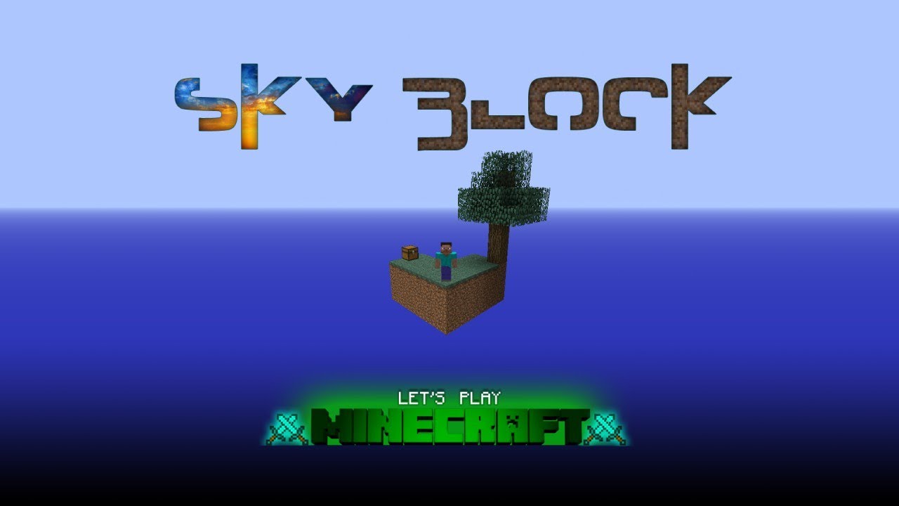 Minecraft Skyblock - 01 - Cobblestone Generator - YouTube