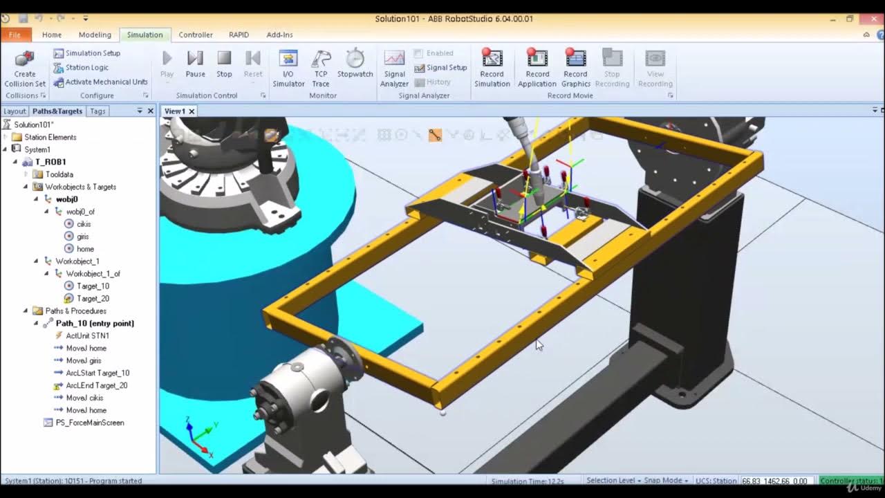 ABB RobotStudio Simulation and Programming with English Subt - learn ...