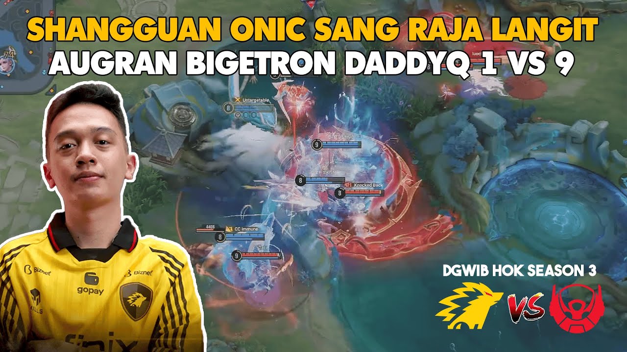 SHANGGUAN GOD MIDLANER BARU ONIC! - ONIC Vs Bigetron - DGWIB Honor Of Kings S3 Game 2 - YouTube