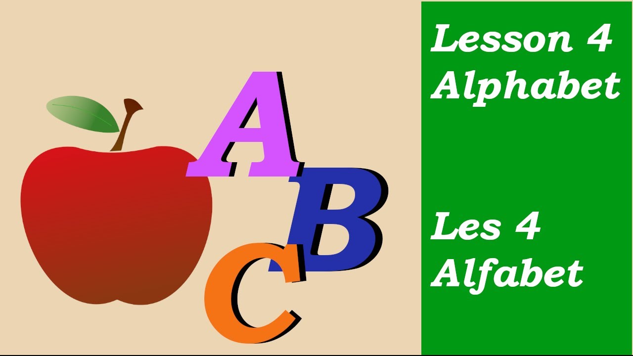 Learn Afrikaans for Beginners | The Alphabet | Die Alfabet | Lesson 4 ...