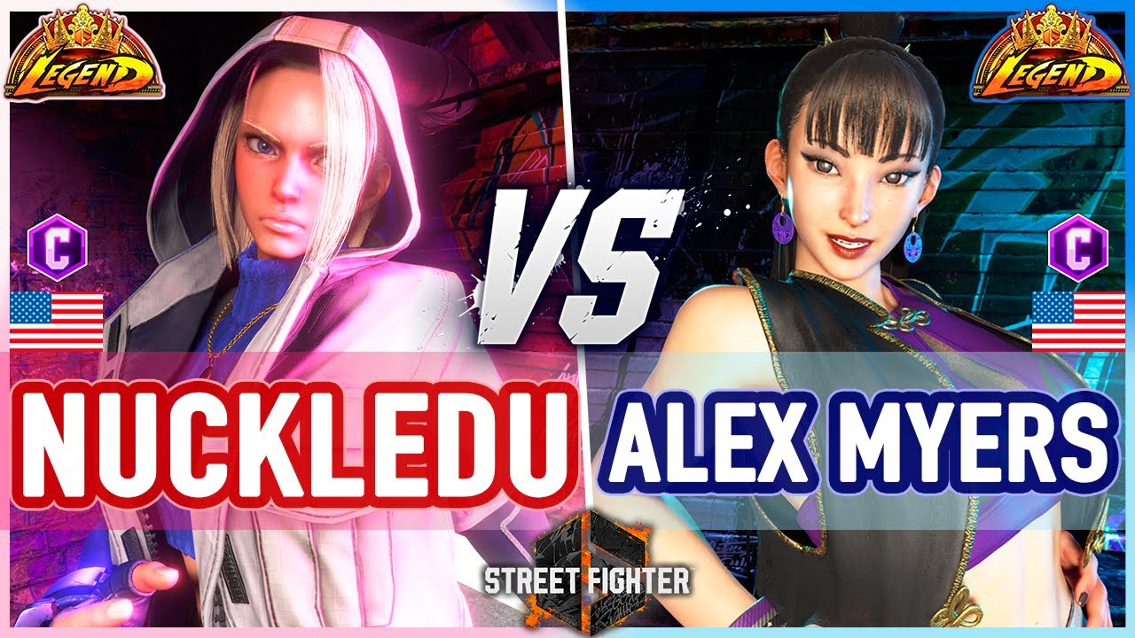 SF6 🔥 NuckleDu (Cammy) vs Alex Myers (Chun-Li) 🔥 Street Fighter 6 - YouTube