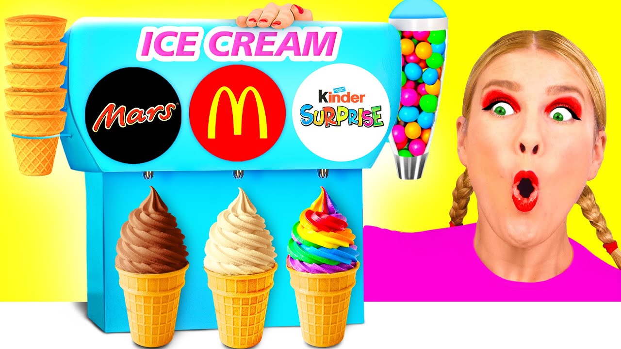 Mystery Ice Cream Challenge | Funny Food Challenges by DaZaZa - YouTube