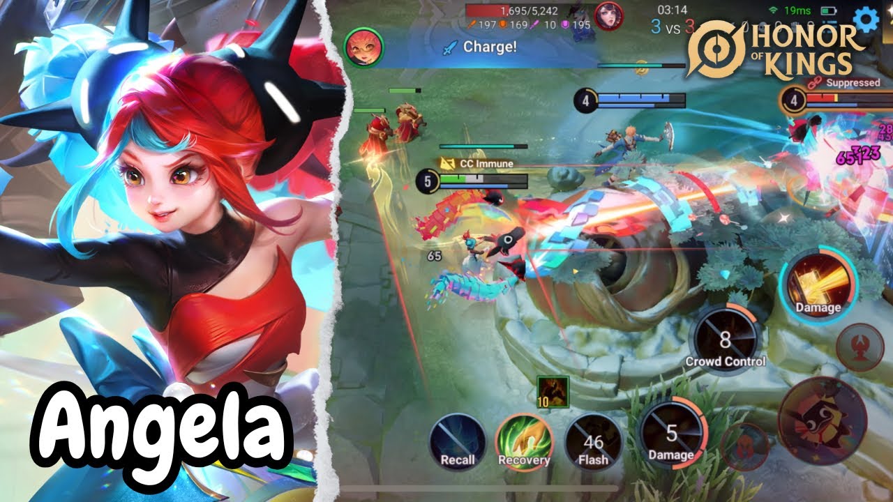 HOK Angela Legend Skin: Gameplay, Review, and Tips for Victory - YouTube