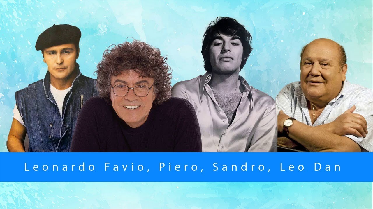 LEONARDO FAVIO, PIERO, SANDRO, LEO DAN CLASICOS DEL RECUERDO | SUS ...