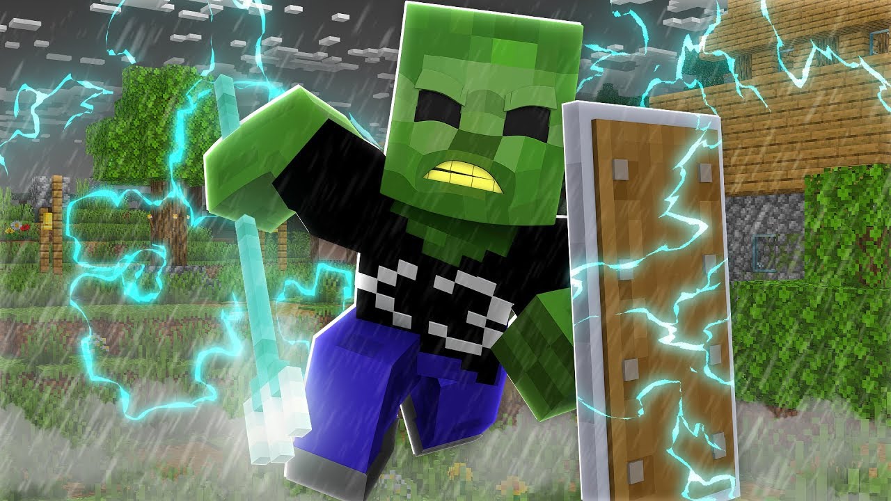 Stealing the SHIELD OF RAGE and TRIDENT OF DARKNESS in Minecraft ...