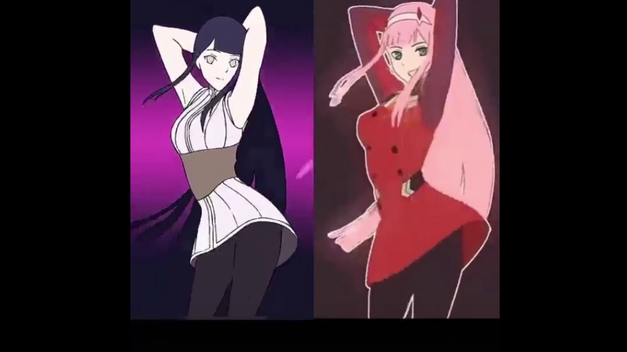 Hinata and Zero Two Dance - YouTube