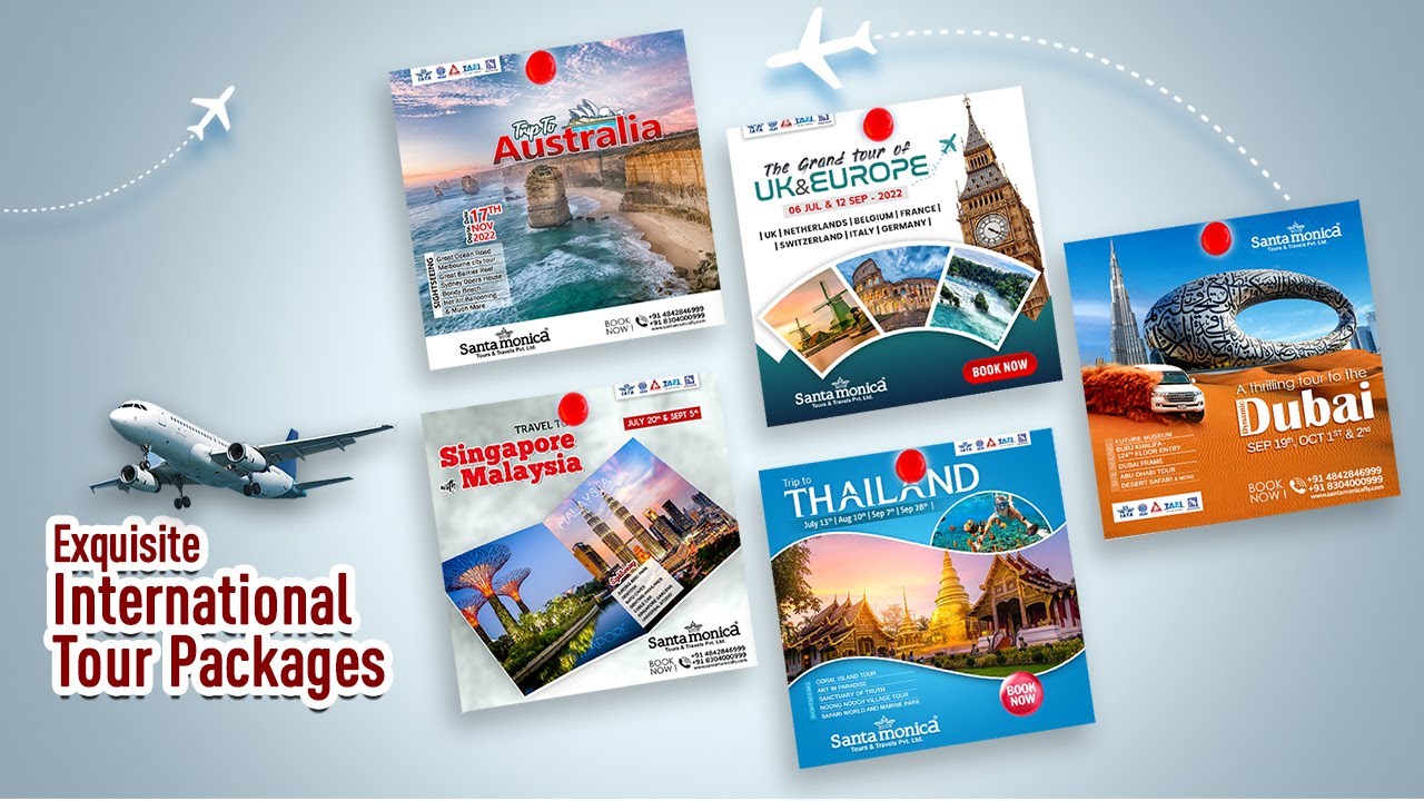 Best International Tour Packages | Santamonica Tours & Travels - YouTube