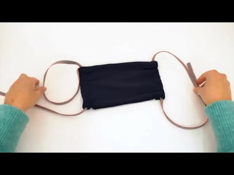 Dikişsiz bez maske nasıl yapılır? T.C. Sağlık Bakanlığı Yayınladı؟