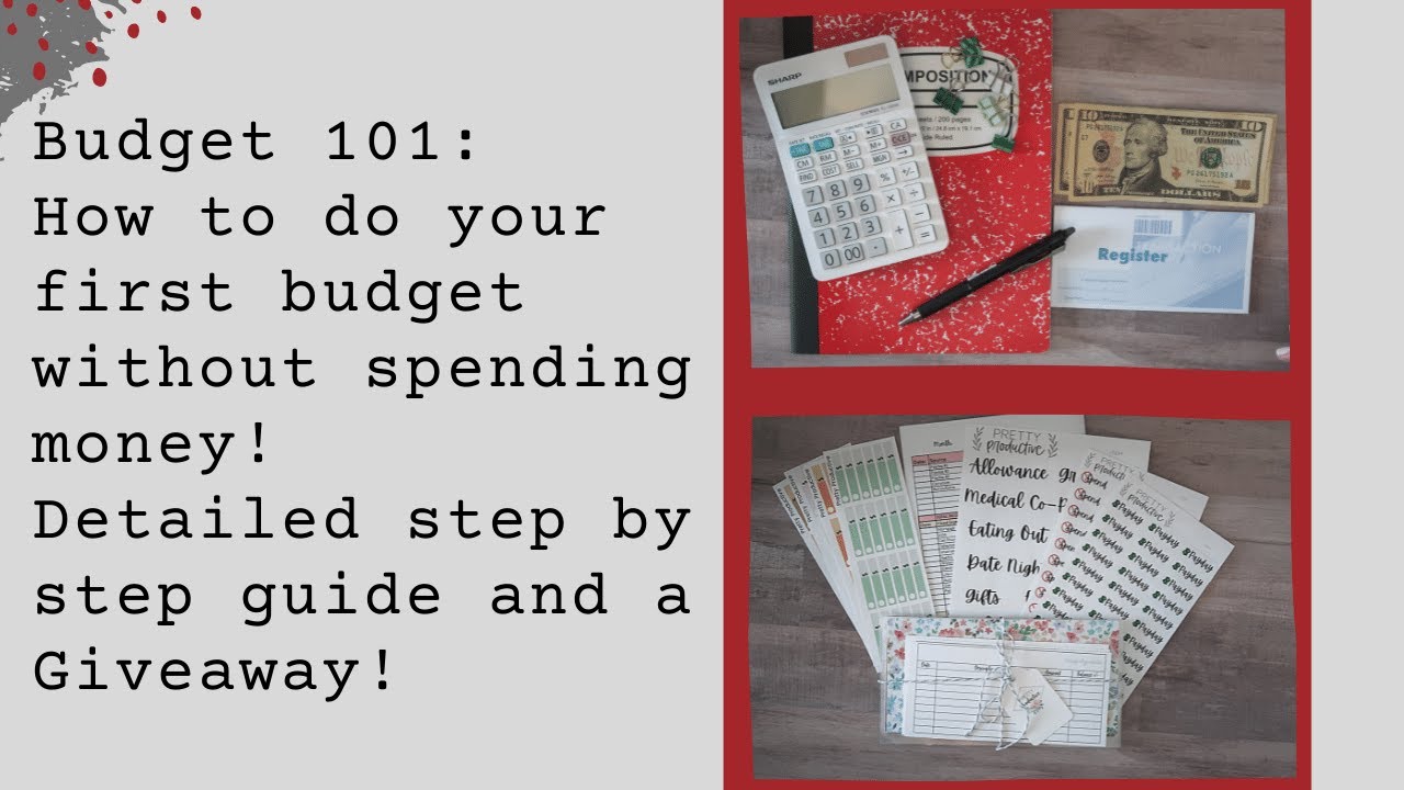 Budget 101: HOW TO SET UP YOUR FIRST BUDGET| BUDGET BUNDLE GIVEAWAY ...