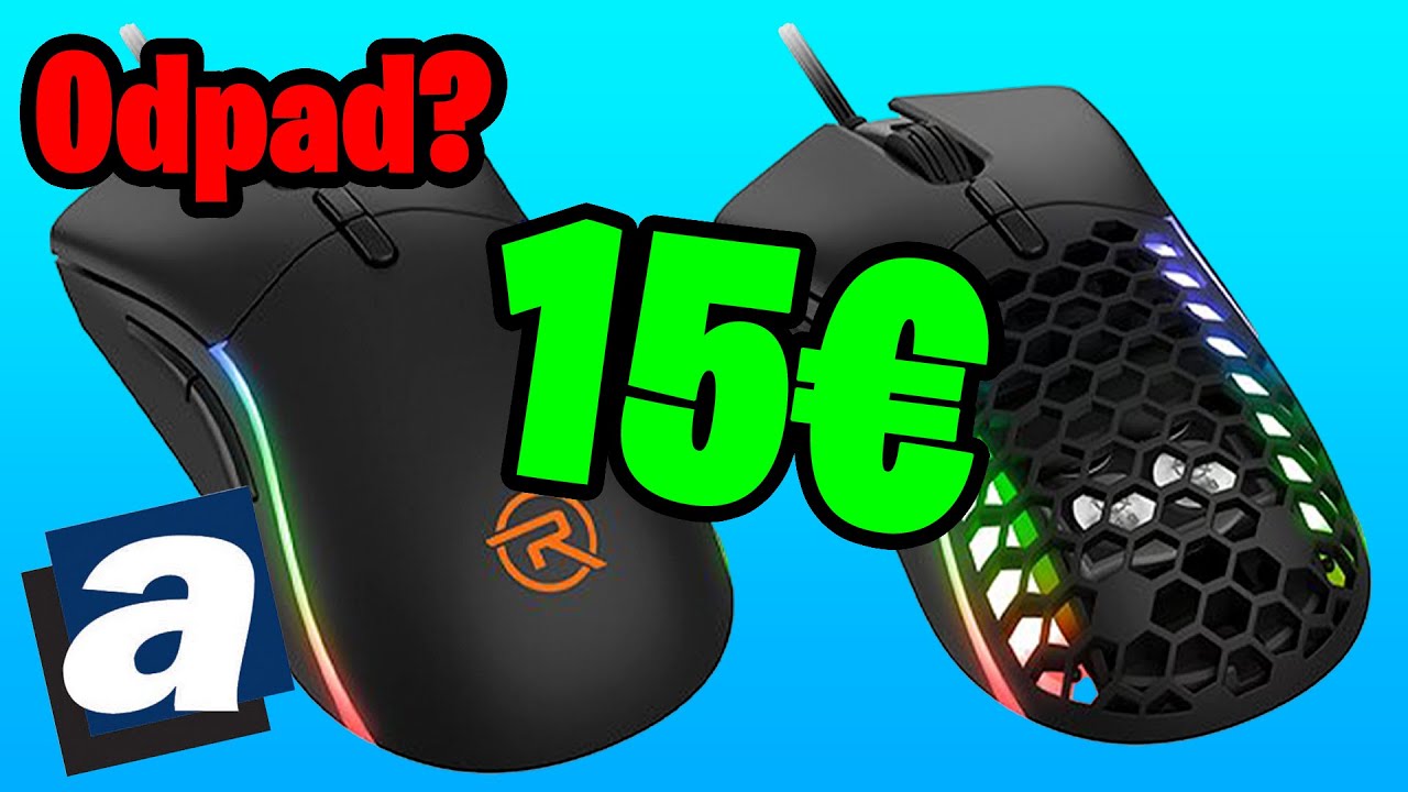 Herná myš za 15€?! Je vôbec dobrá? | Alza Rapture VENOM čierna ...