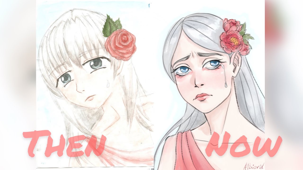 Redrawing my old art - YouTube