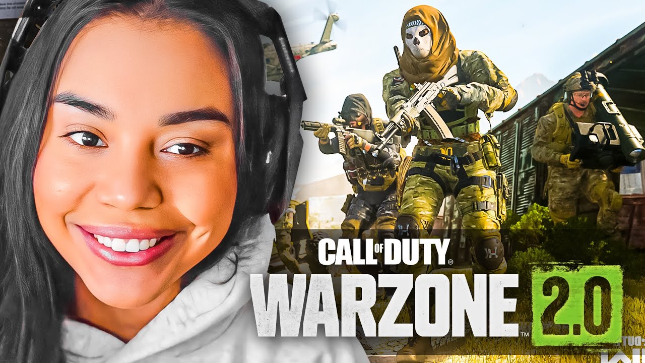 Pink Sakura's First Reaction and Gameplay to Warzone 2 MWII - YouTube