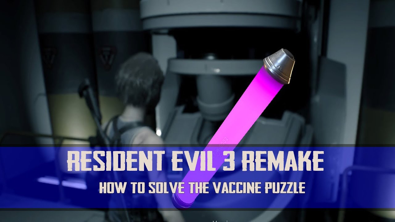 Resident Evil 3 Remake - How To Solve The Vaccine Puzzle - YouTube