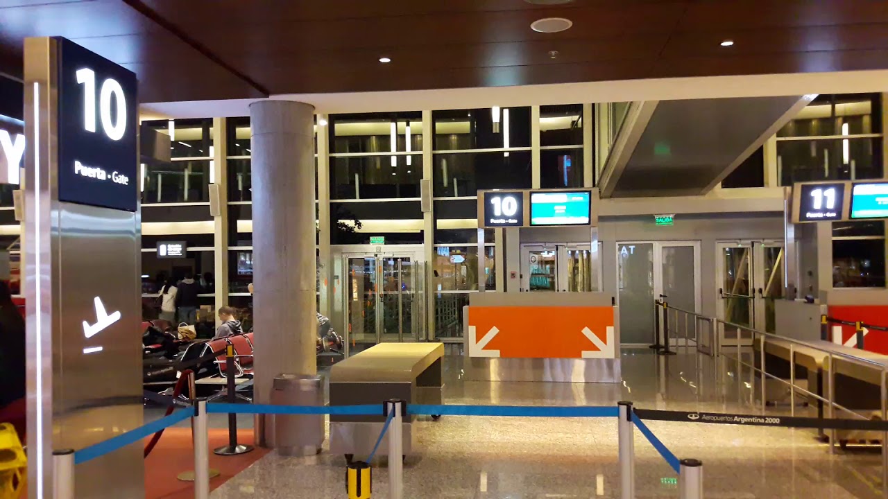 BUENOS AIRES AIRPORT (EZEIZA) 2019 - GATE 10 (TERMINAL A) - YouTube
