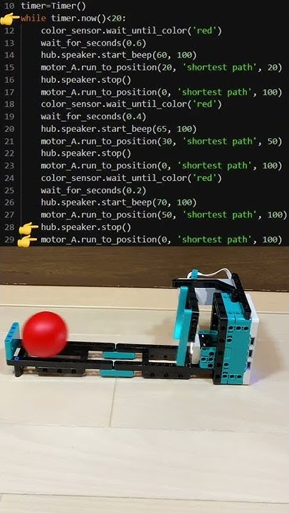 BALL.How to use Python for LEGO Robot inventor.#51515 #mindstorms - YouTube