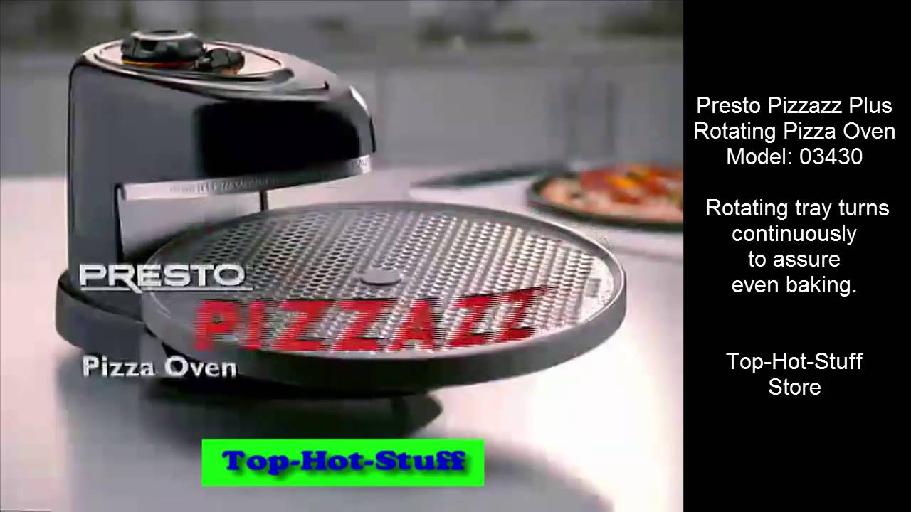Presto Pizza Oven Pizzazz Plus Rotating Oven 03430 Also Other Foods Top ...