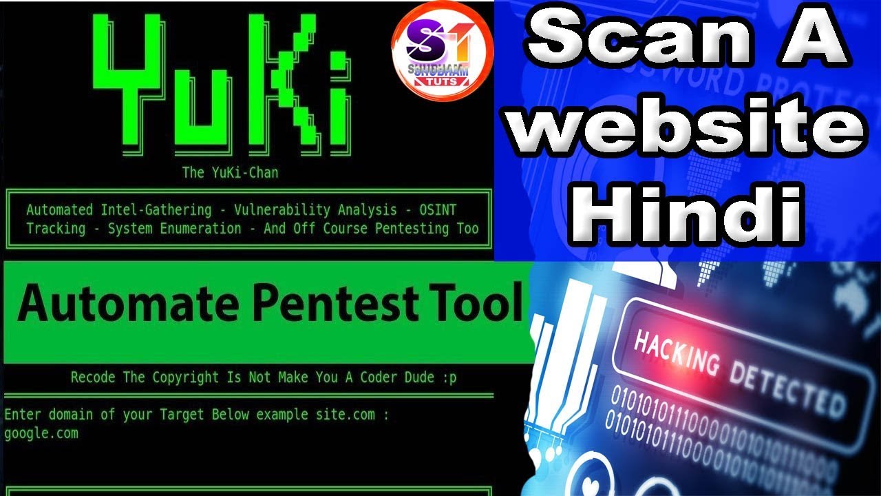 Yuki Chan - Automate Pentest Tool of Kali Linux Complete tutorial in ...
