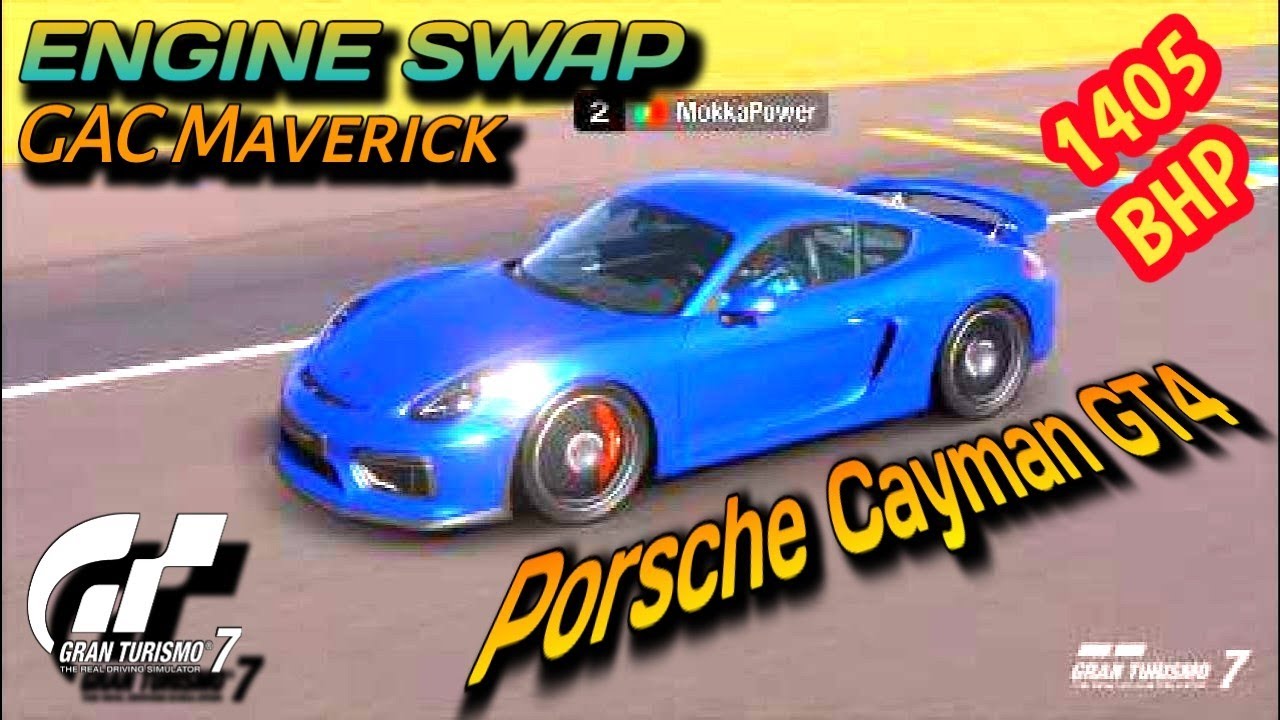 Gran Turismo 7 • MokkaPower • Porsche Cayman GT4 ~ Engine Swap: GAC ...