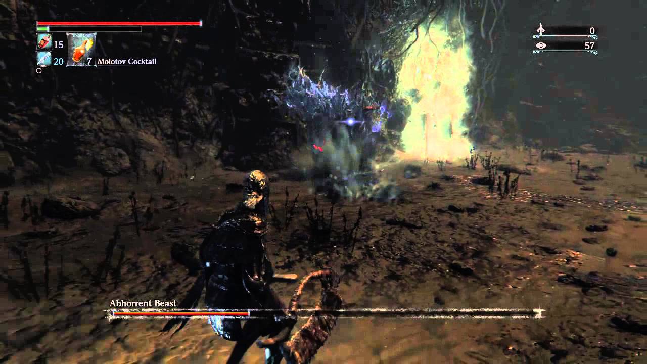 Bloodborne - Abhorrent Beast - Lower Ailing Loran - YouTube