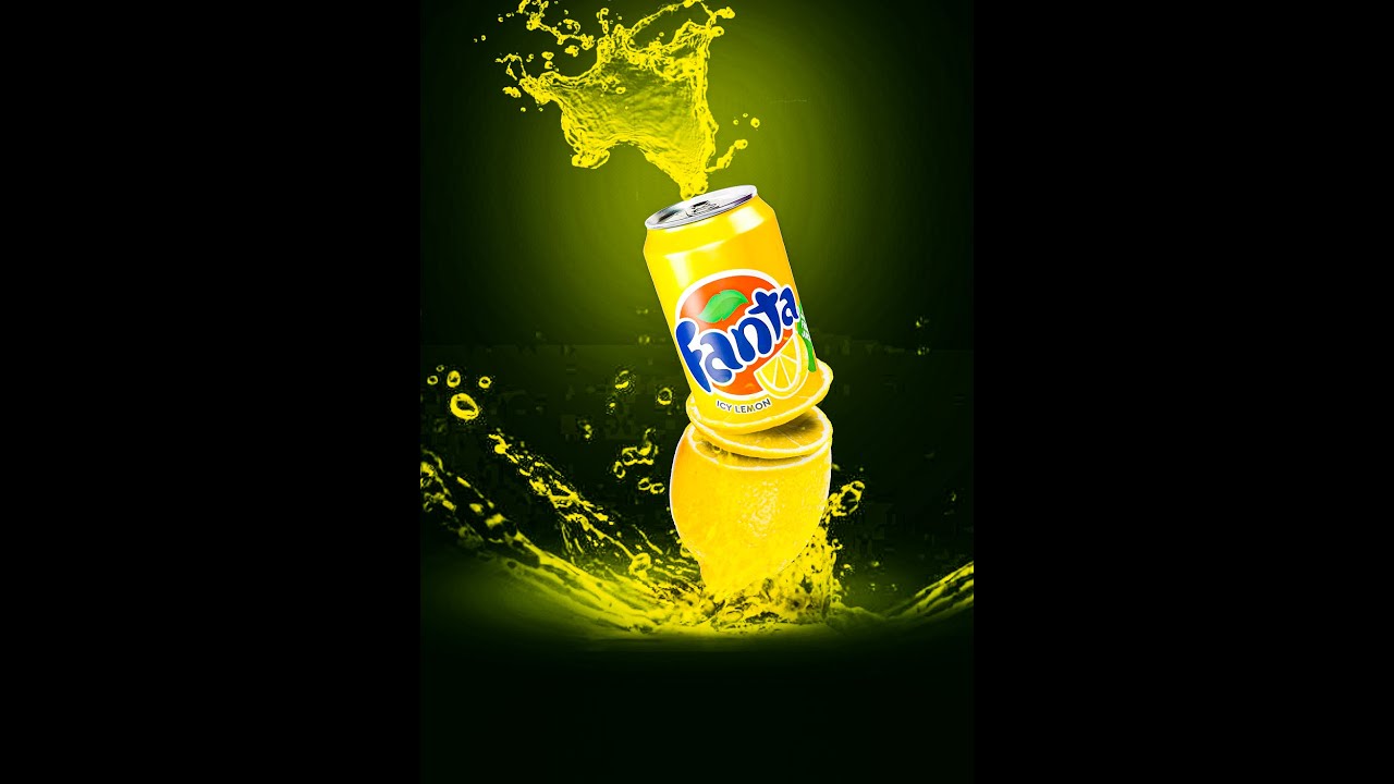 Photoshop | poster Fanta | advance add design - YouTube
