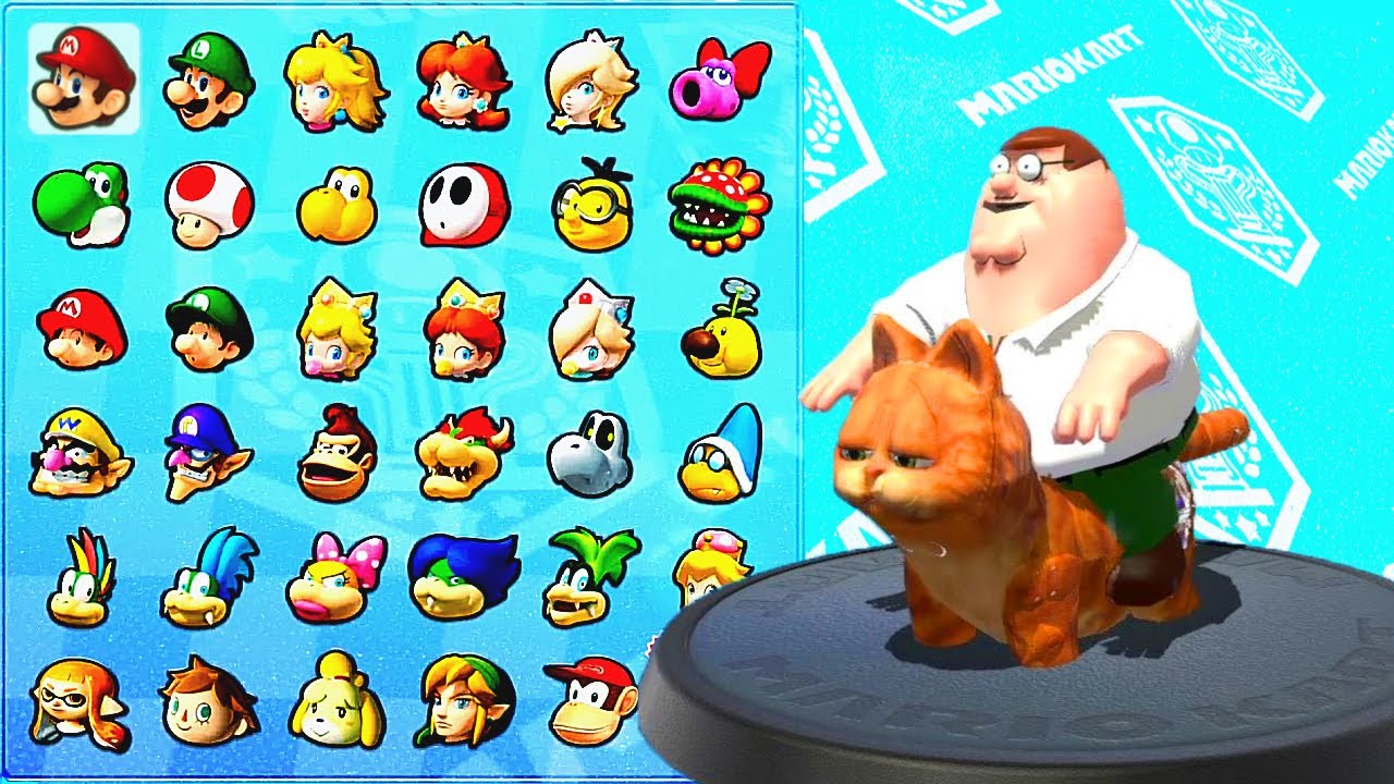Mario kart 8 Deluxe - Peter Griffin participates in the race at a speed ...