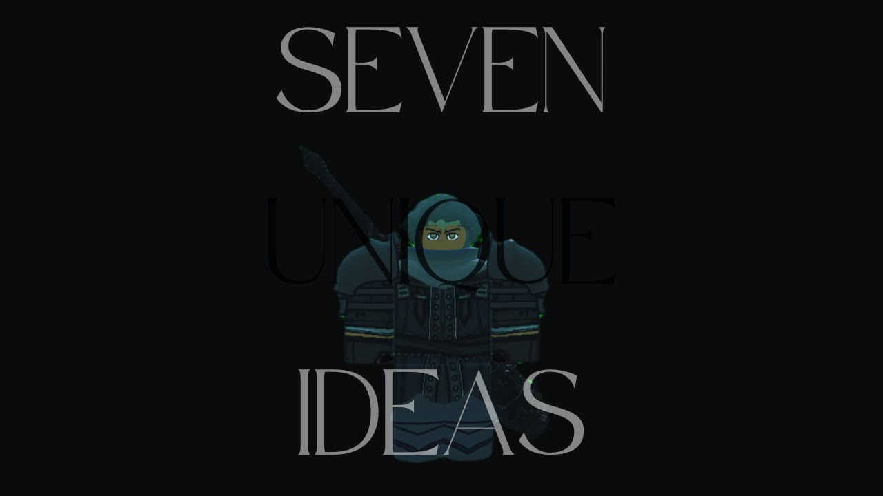 Seven unique and cool build ideas if you're bored | Deepwoken - YouTube